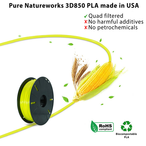 SLICEWORX - Robitobi Green 1.75 mm PLA Filament for FDM Printers