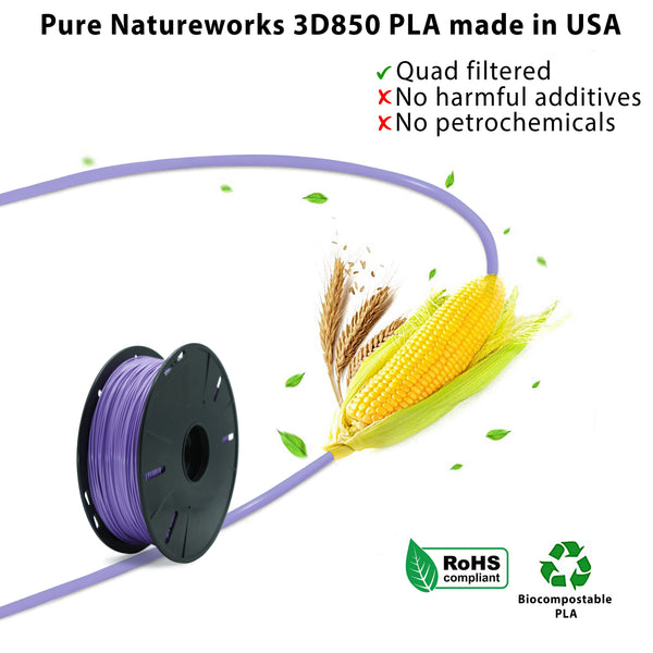 SLICEWORX -Electric Purple 1.75 mm PLA Filament for FDM Printers